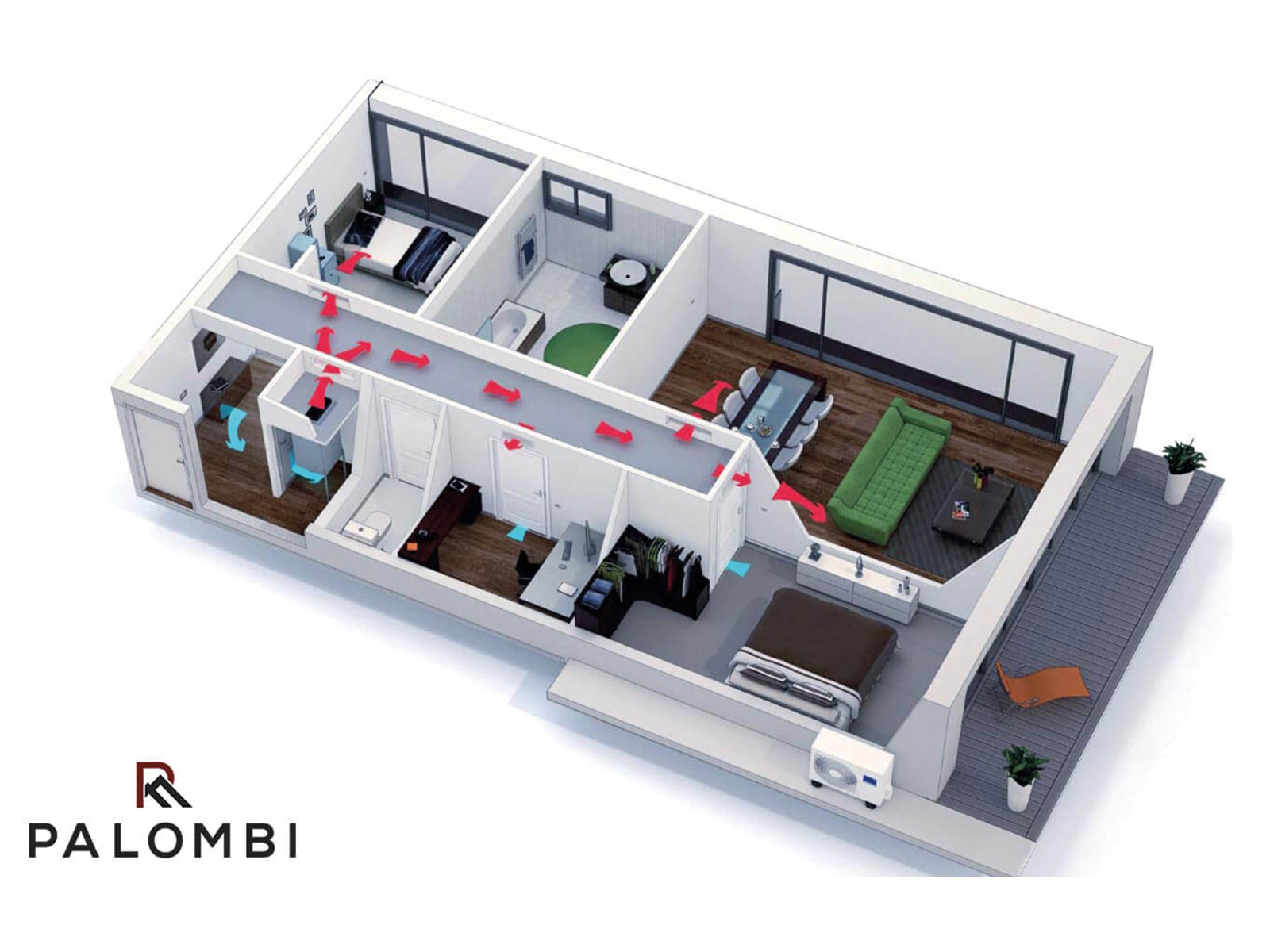 Climatisation centralisée : système T.One (RIBO) - Froid Palombi